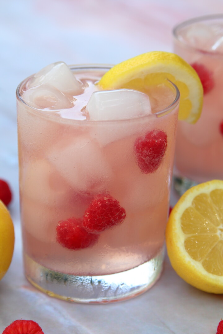 Raspberry Lemonade Vodka Spritzer | System of a Brown